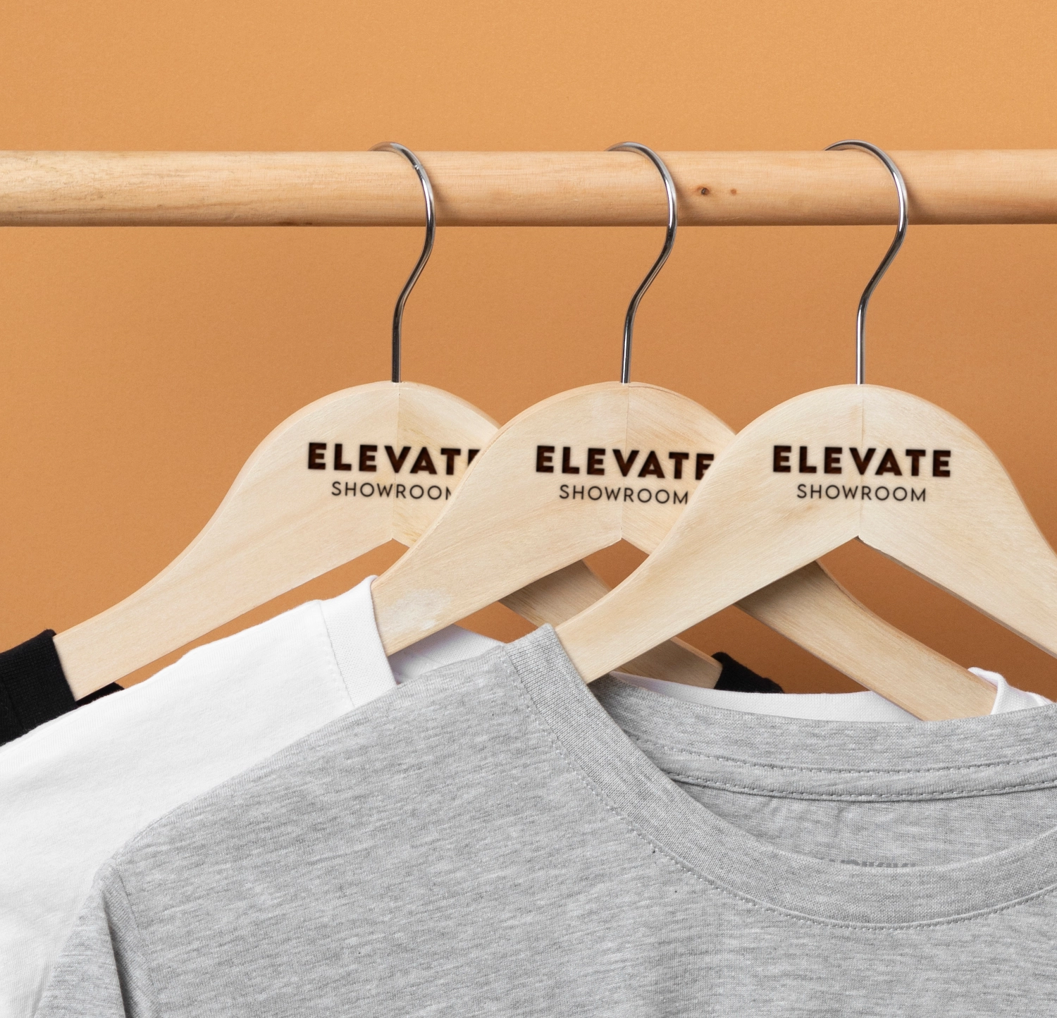 Engraved Wooden Hangers - Executive PrintWorks