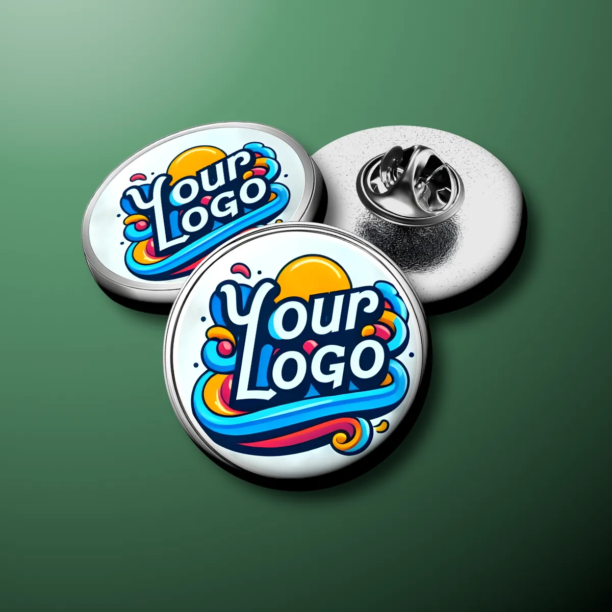 Printed Button Pins - Executive PrintWorks
